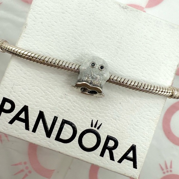 Pandora | Jewelry | New Pandora Glowinthedark Boo Ghost Charmsterling ...